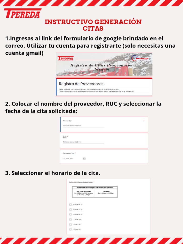 Instructivo Generación de Citas | PDF