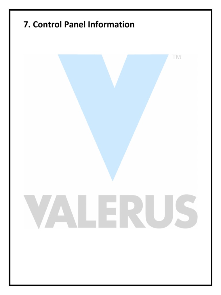 Control Panel And 8 Drawings Pdf