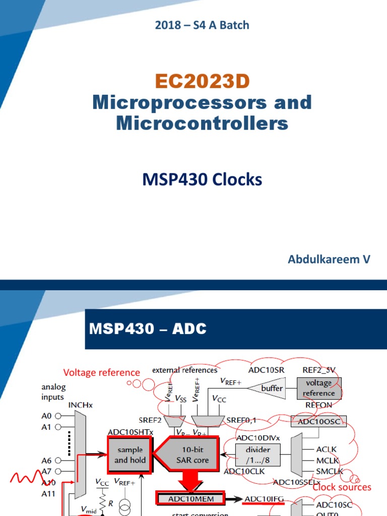 MPMC-MSP430-Clock-System (2019 - 09 - 10 17 - 10 - 34 UTC) | PDF | Microcontroller | Hertz