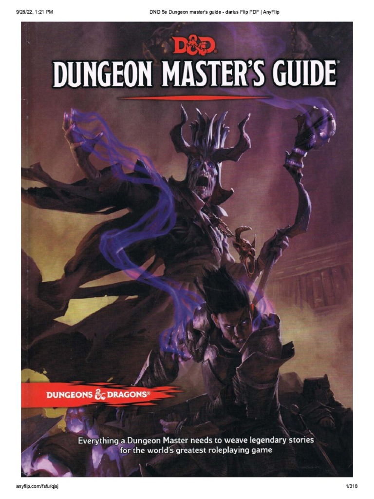 DND 5e Dungeon Master - S Guide - Darius Flip PDF - AnyFlip | PDF