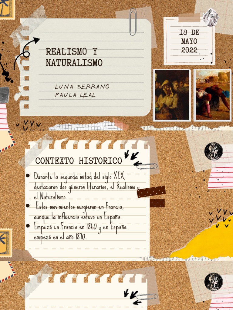 LC0013 - Realismo y Naturalismo | PDF | Realismo literario | Romanticismo