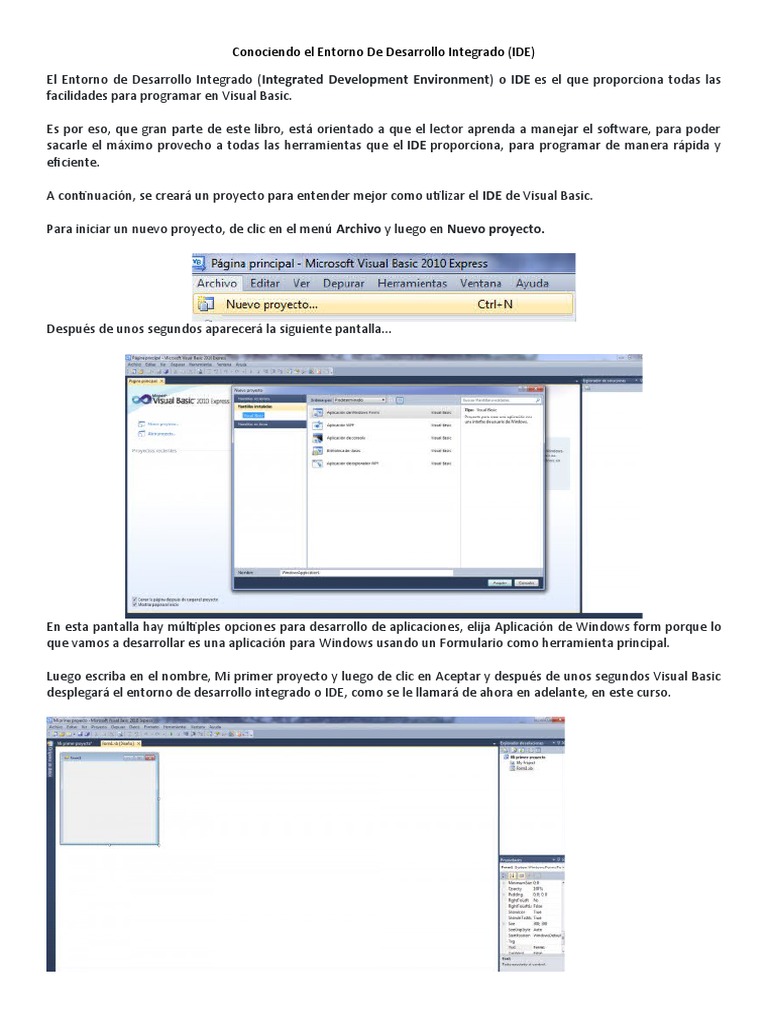 Conociendo El Entorno de Desarrollo Integrado | PDF | Entorno de ...