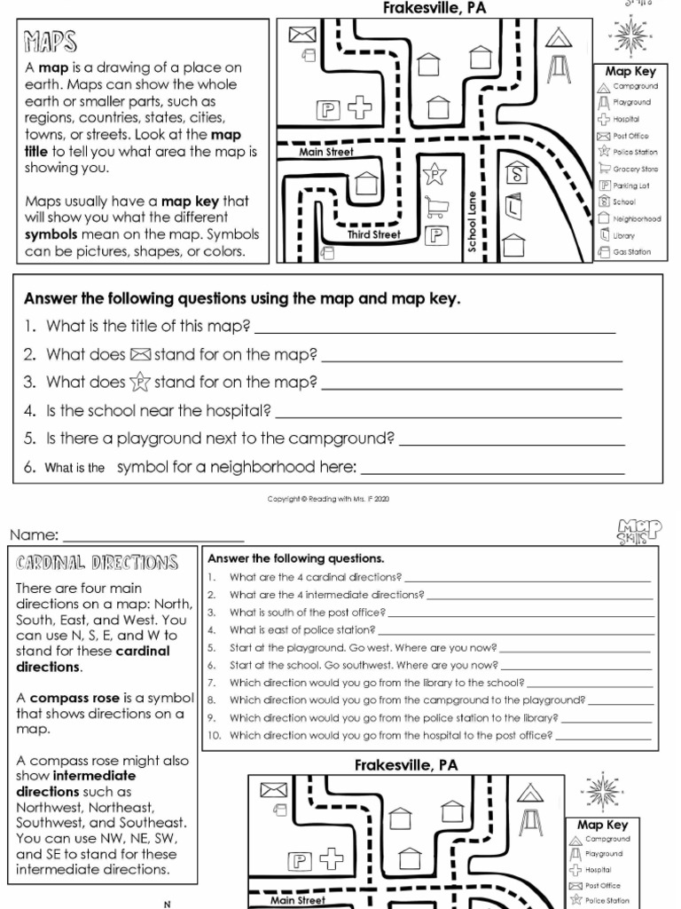 Test Part I - Map Skills | PDF