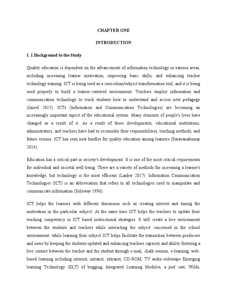 Project | PDF | Educational Technology | Information And Communications Technology