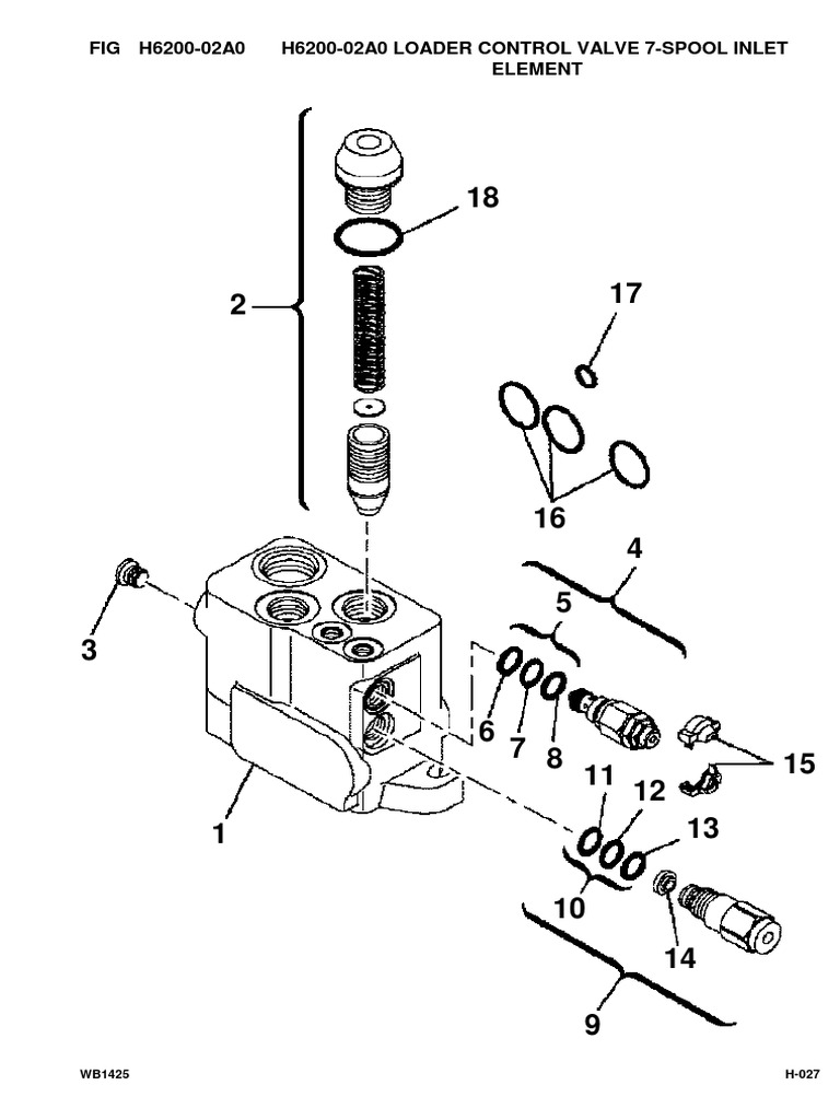 H6200-02A0 Loader Control Valve Parts | PDF | Valve | Liquids
