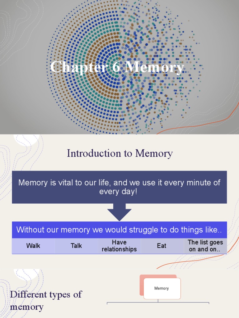 Chapter 6 Memory_student (1) | PDF | Memory | Attention