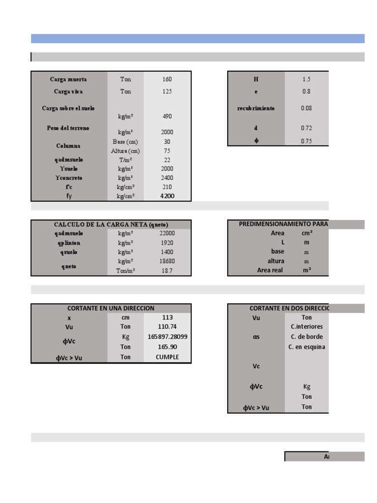Cálculo de Carga Neta en Plinton | PDF | Unidades de medida | Cantidad