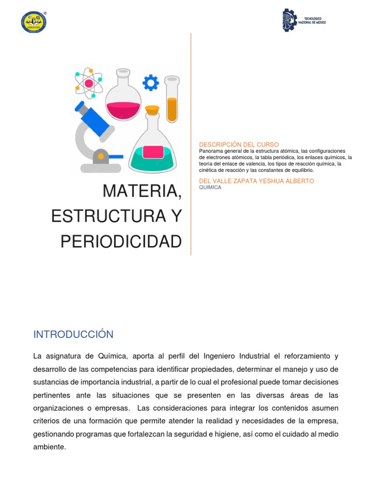 Materia, Estructura y Periodicidad | PDF | Importar | Química