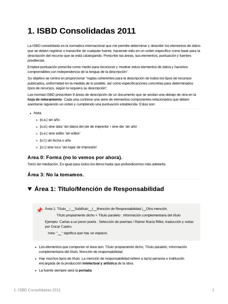 Normas ISBD Consolidadas 2011 | PDF | Comunicación escrita | Publicación