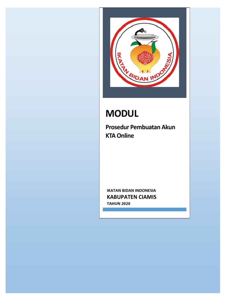 Panduan Akun KTA Online IBI Ciamis | PDF
