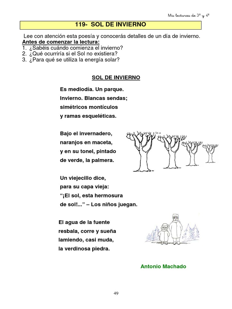 Poemas Del Solsticio De Invierno Lectura De Textos Y Poemas Centro