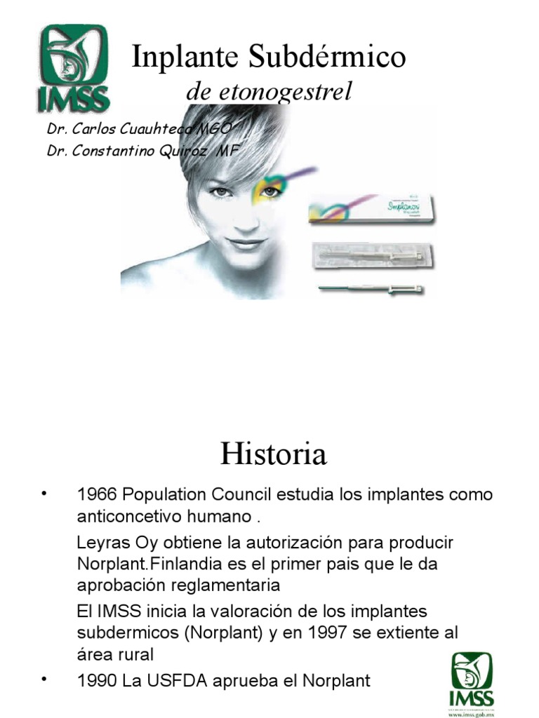 Implante Subdermico | PDF | Especialidades Medicas | Medicina CLINICA