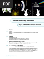 Refracción y Reflexión | PDF | Reflexión (Física) | Ligero