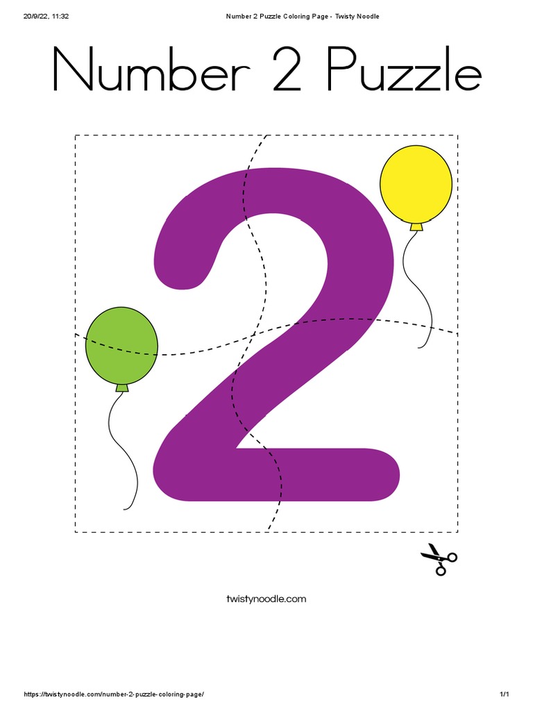 Number 2 Puzzle | PDF | Art