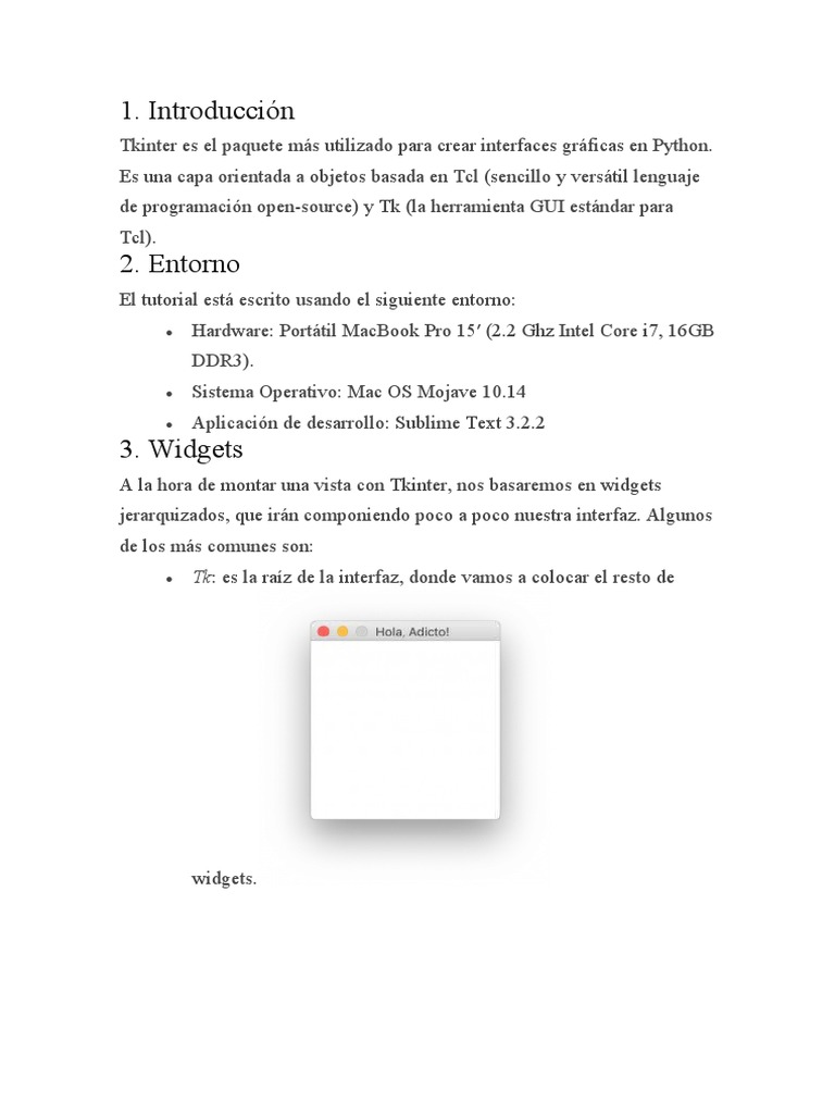 Introducción a la creación de interfaces gráficas con Tkinter en Python ...