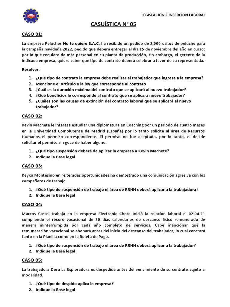 Casuistica N 05 - Leil | PDF