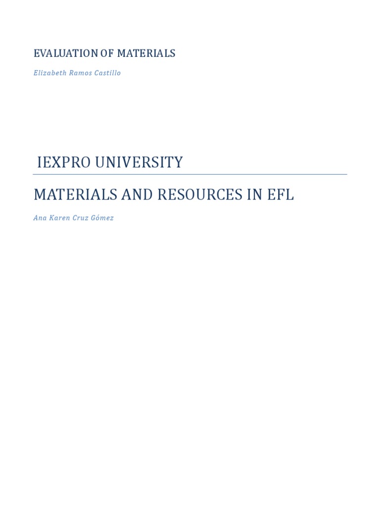 Evaluation of Materials | Download Free PDF | Textbook | Teaching Method