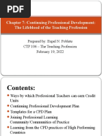 Chapter 7 Continuing Professional Development... | PDF | Teachers ...