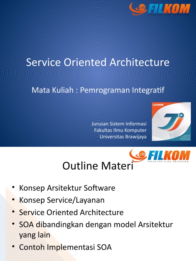 (PPT) Service Oriented Architecture | PDF | Seni