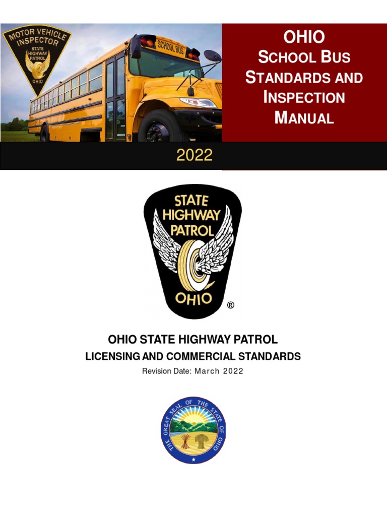 Ohio State Highway Patrol School Bus Inspection Manual | PDF | School ...