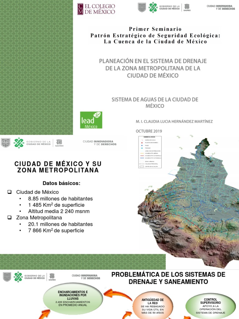 Mapa del Drenaje en la CDMX | PDF | Ambiente | Hidrología