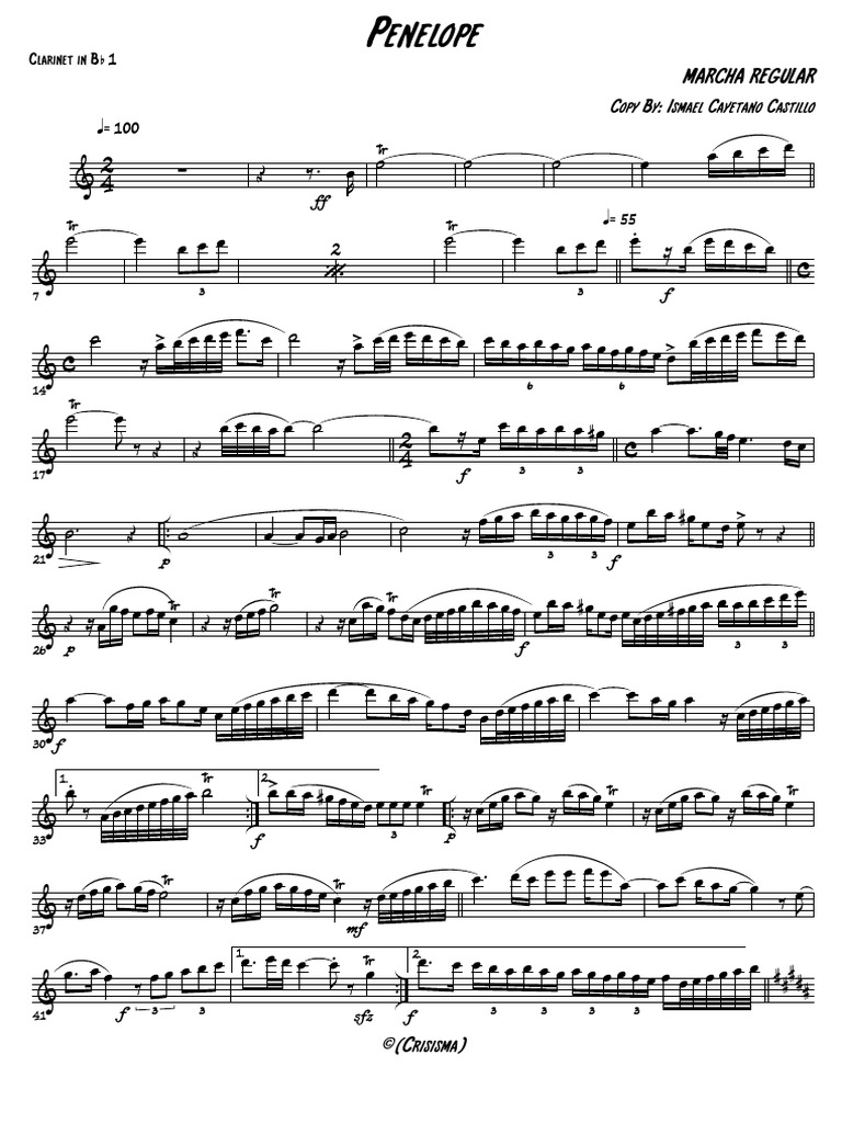 Penélope (Marcha Regular) PDF | PDF