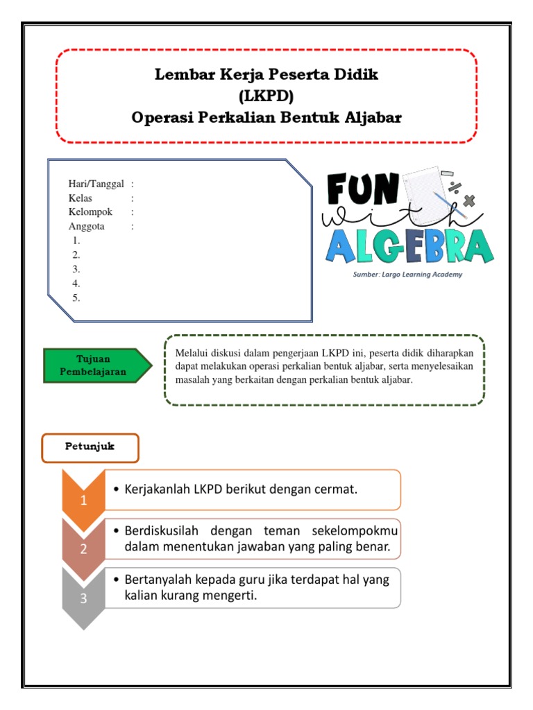 LKPD 1 | PDF | Metode & Bahan Ajar