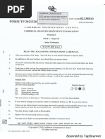CAPE Applied Mathematics Past Papers | PDF