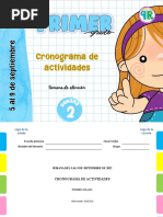 Agenda de Tareas First Grade | PDF | Lingüística
