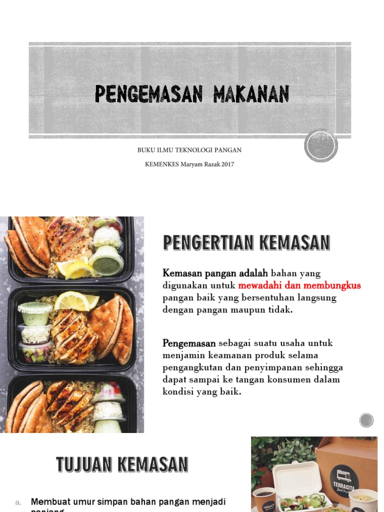 PDF Pengemasan Makanan Xii | PDF
