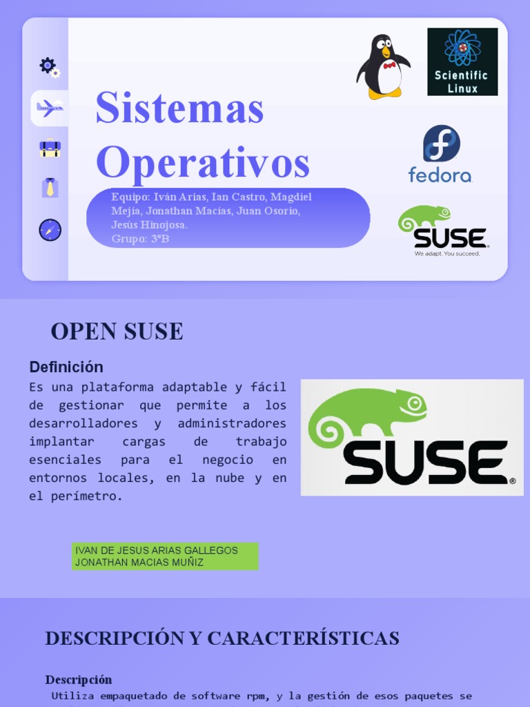 OpenSuse Fedora Scientific Linux | PDF | Distribución de Linux ...