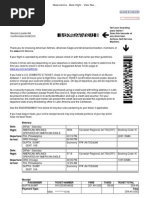 American Airlines Flight Receipt | PDF | American Airlines | Airlines