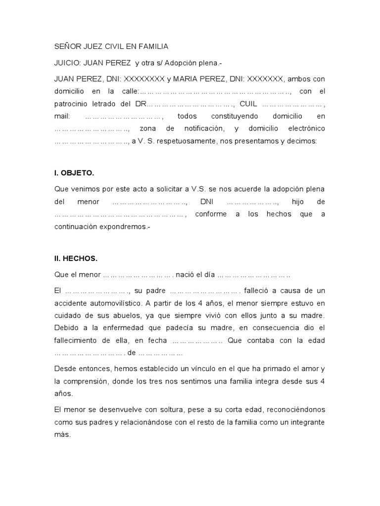 Modelo de demanda de adopción plena | PDF | Adopción | Familia
