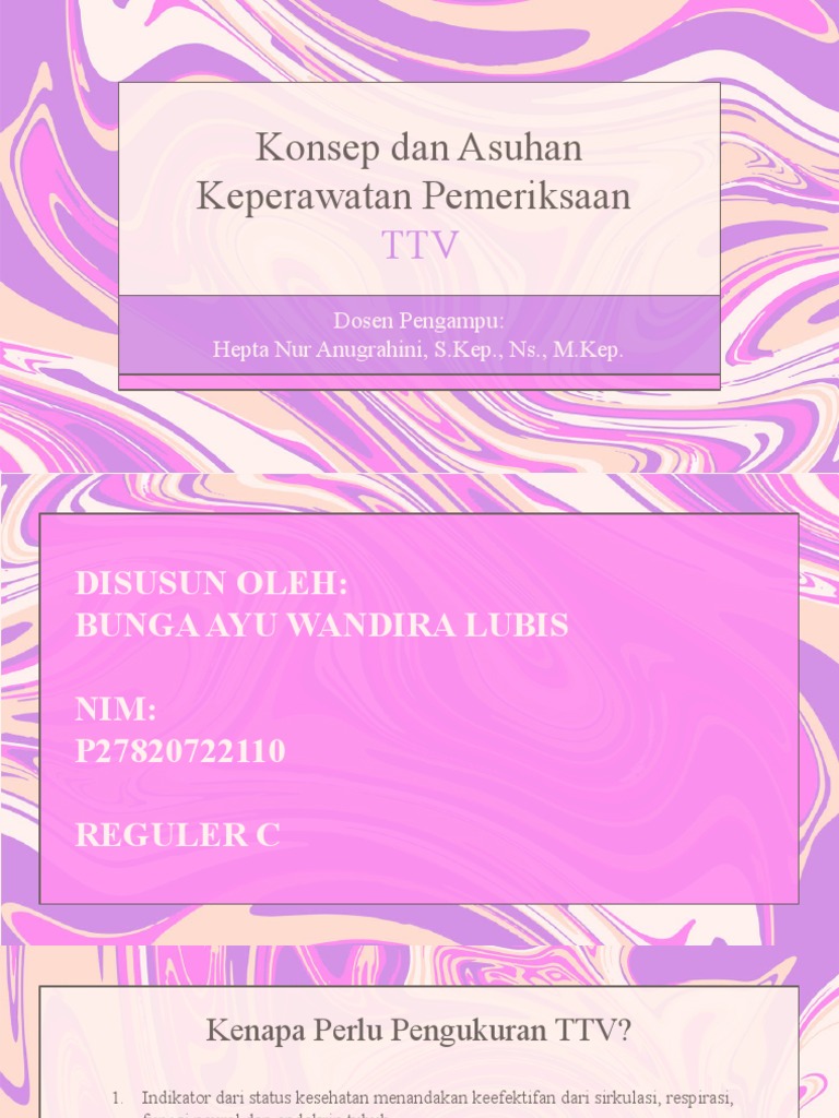 Konsep Dan Asuhan Keperawatan Pemeriksaan TTV | PDF
