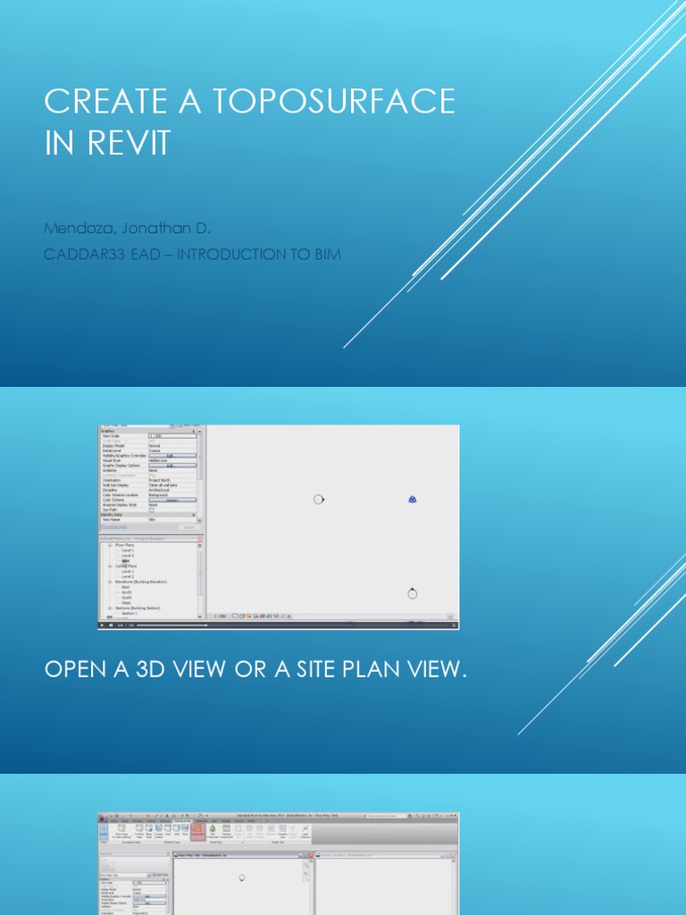 Create A Toposurface in Revit | PDF