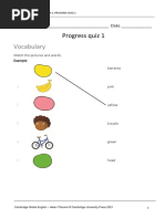 Cambridge Global English Level 3 Sample Test | PDF
