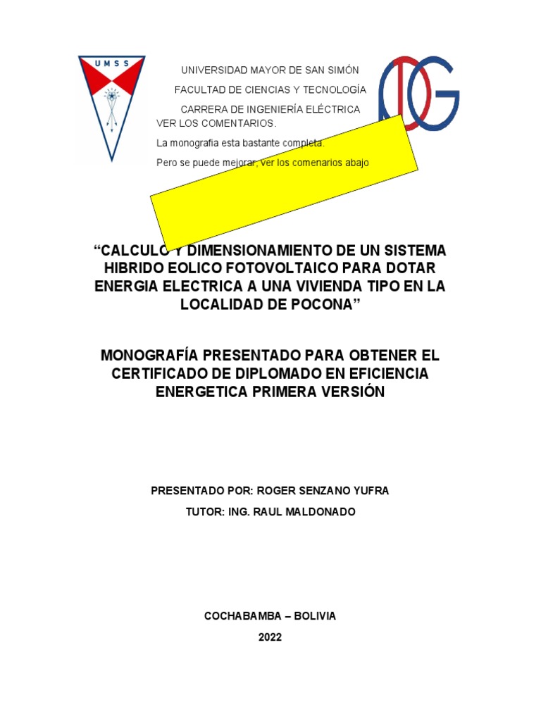 D9 - Senzano Yufra Roger | PDF | Energía renovable | Energía eólica