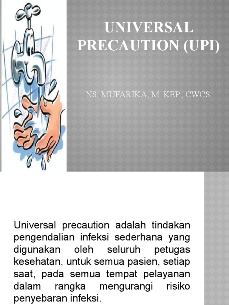 Universal Precaution (Upi) | PDF