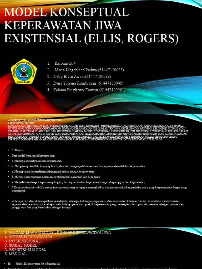 Model Konseptual Keperawatan Jiwa | PDF | Pengembangan Diri
