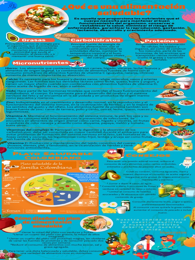 Guía para una Alimentación Saludable | PDF | Alimentos | Leche