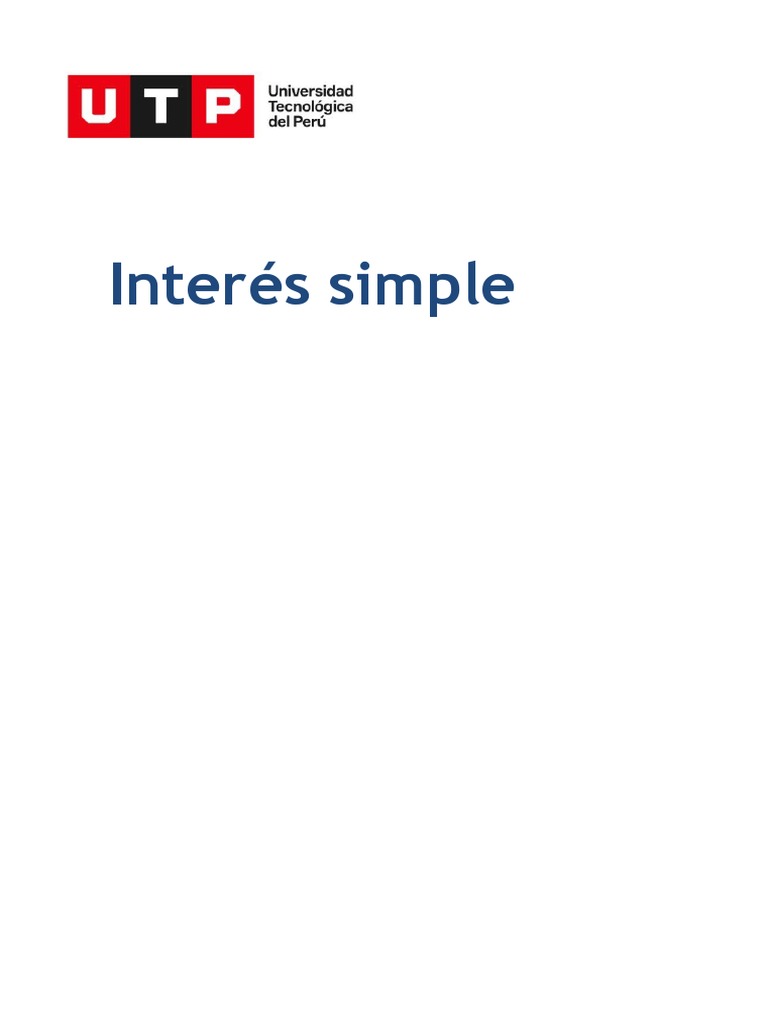 S02 S1-Material | PDF | Interés | Tasas de interés