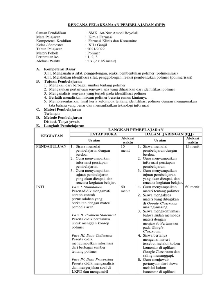 Kimia Farmasi Kelas 12 | PDF