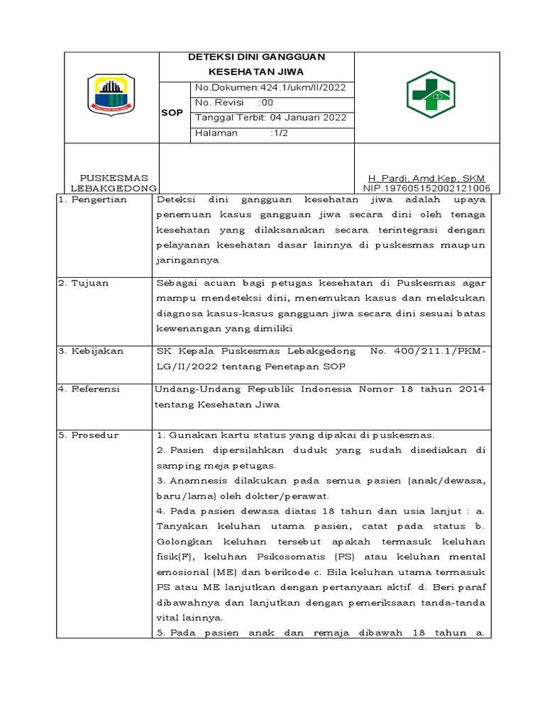Sop Keswa 2022 | PDF