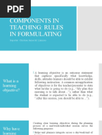 Unpacking Learning Competencies | PDF | Learning | Knowledge
