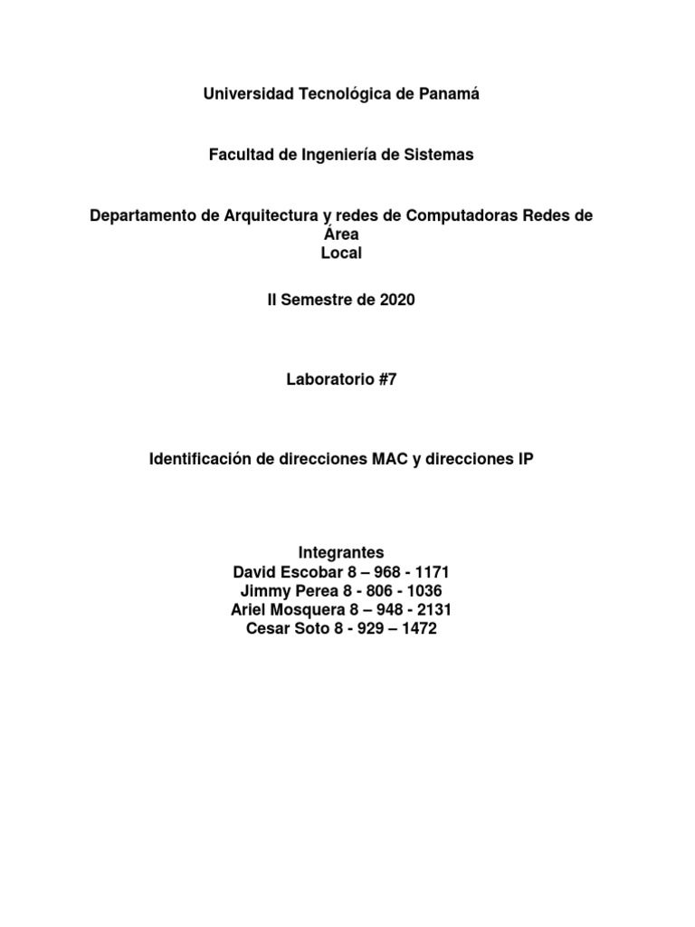 Tarea 4 | PDF | Dirección IP | Red de computadoras