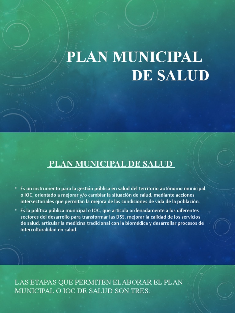 Plan Municipal de Salud: Estrategias y Etapas | PDF | Planificación ...