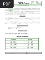 Tabla Torques Bulones para Barra de Cobre Recomendados | PDF