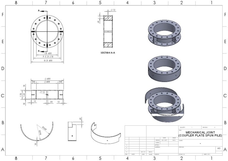 Mechanical Joint Specifications for Coupler Plate | PDF