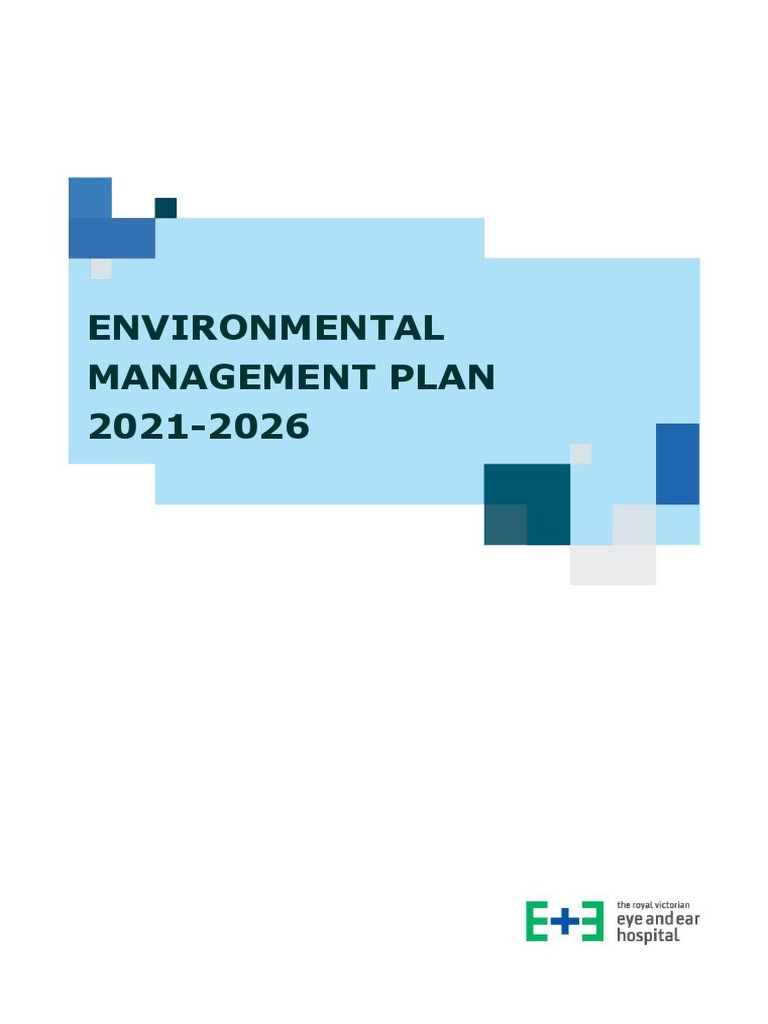Environmental Management Plan 2021-2026 | PDF | Recycling | Hospital