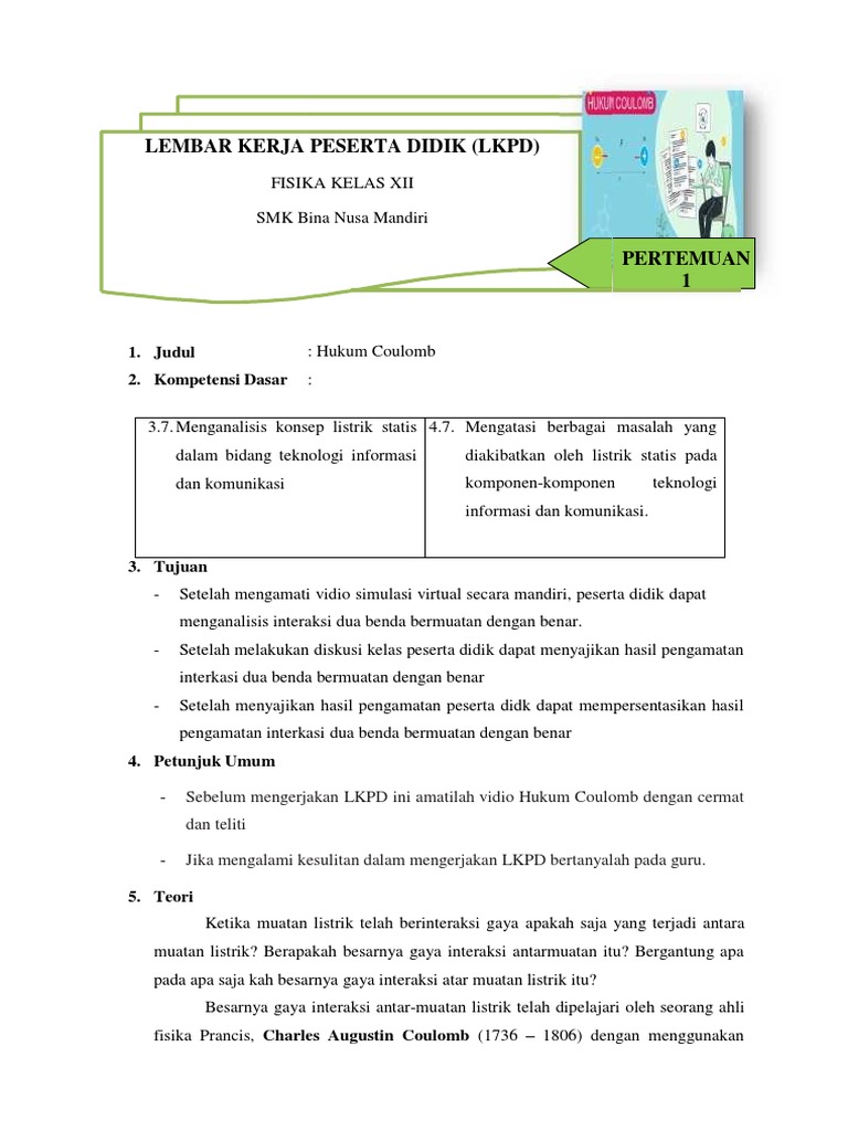 LKPD - 1 - Ra3 | PDF